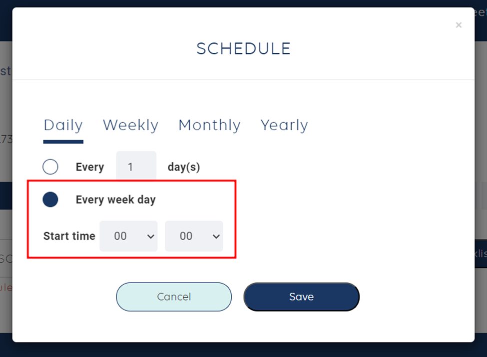 Scheduling Checklists
