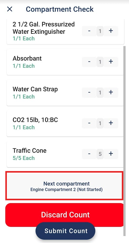 Vector Check It™ Compartment Enhancements