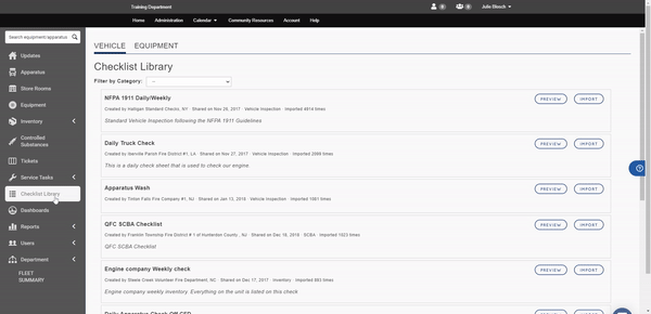The Checklist Library