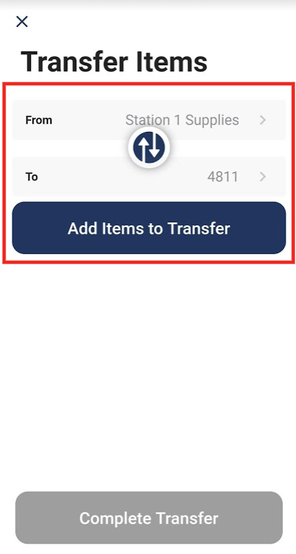 Mobile Inventory Transfers