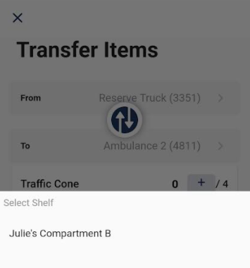 Mobile Inventory Transfers