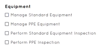 Check It Equipment - Standard Equipment and PPE (Personal Protective ...
