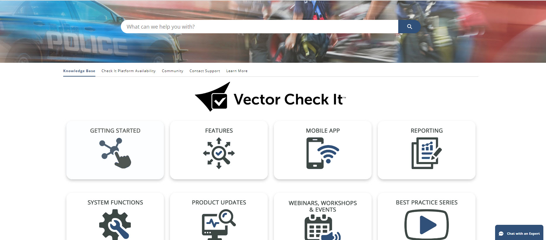 How to Use the Check It Support Center