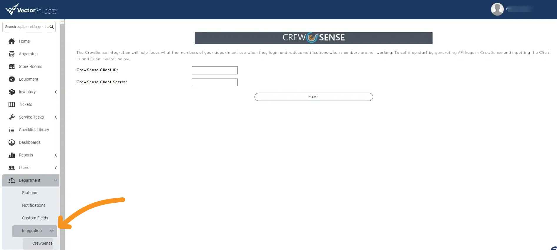 CrewSense Integration - Check It (formerly Halligan)